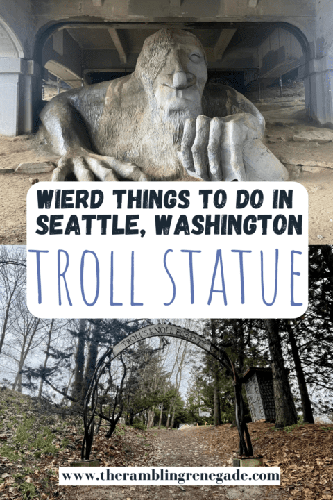 The Original Fremont Troll is a MUST DO in Seattle